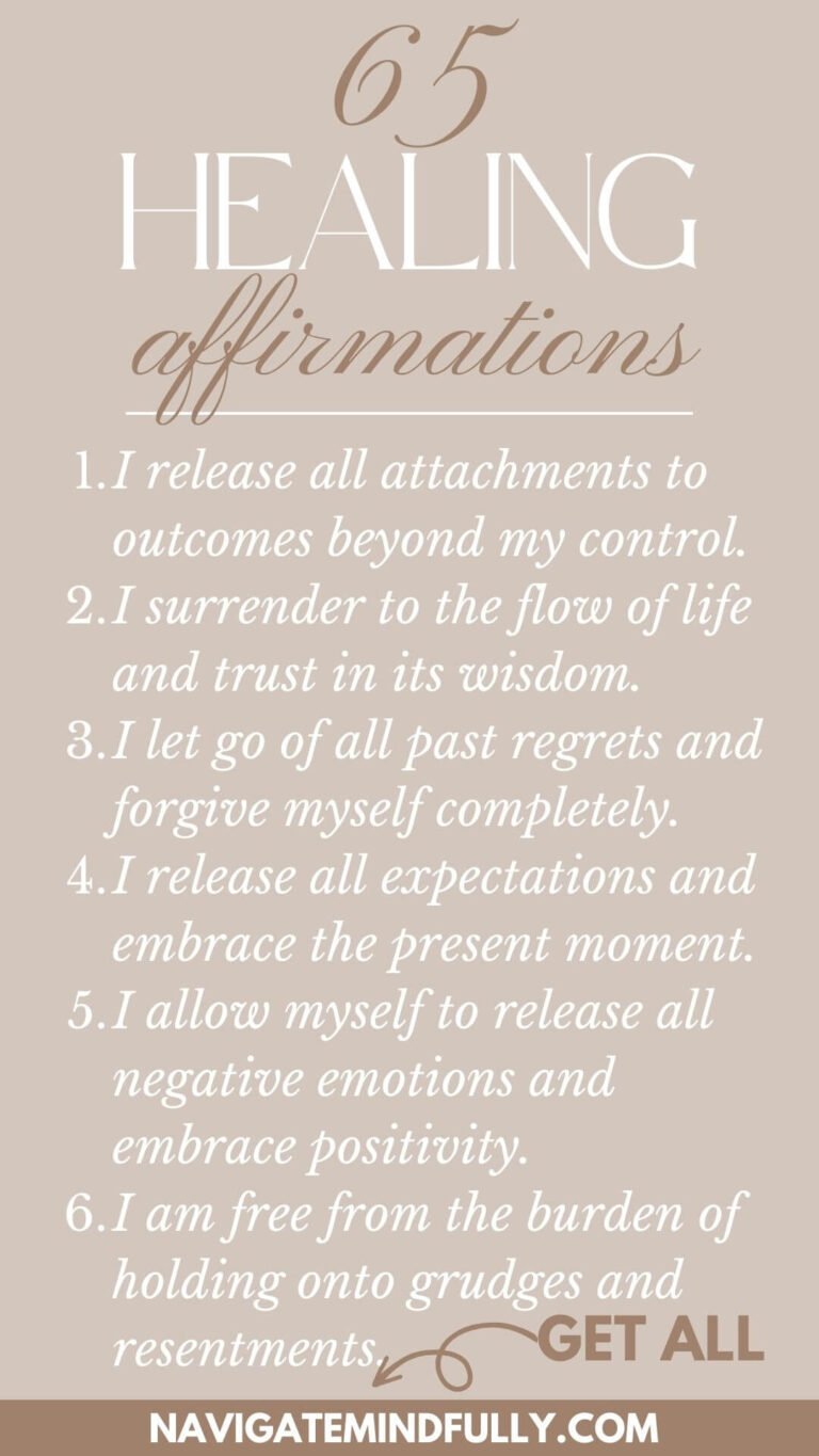 65 Positive Affirmations for Letting Go and Moving Forward