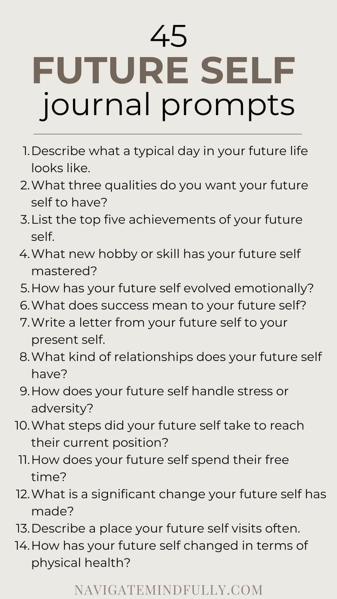 45 Future Self Journaling Prompts for Envisioning Your Path