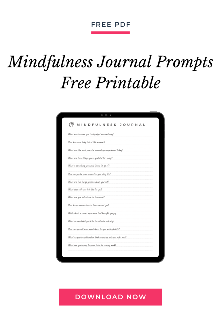 45 Mindfulness Journal Prompts for Adults