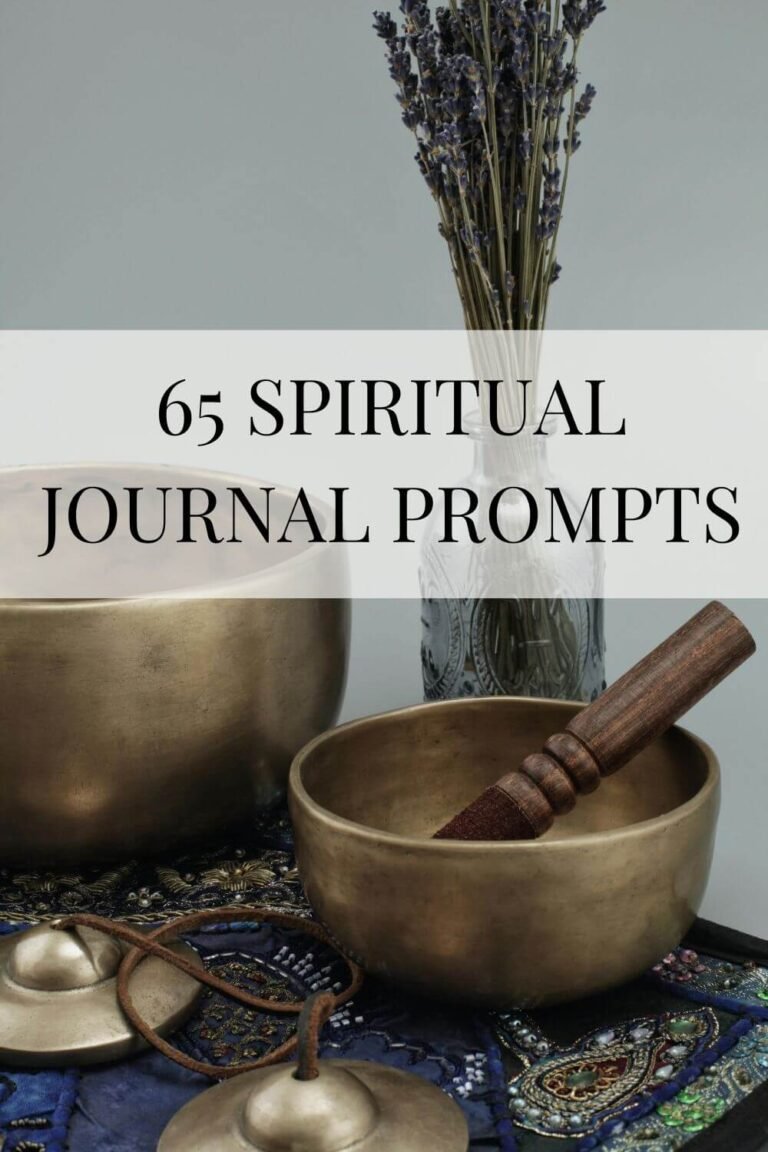 65 Spiritual Journal Prompts to Connect with Your Higher Self
