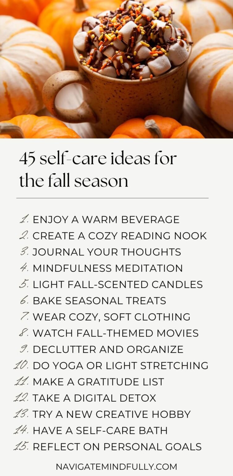 45 Cozy Fall Self-Care Ideas to Really Enjoy This Season