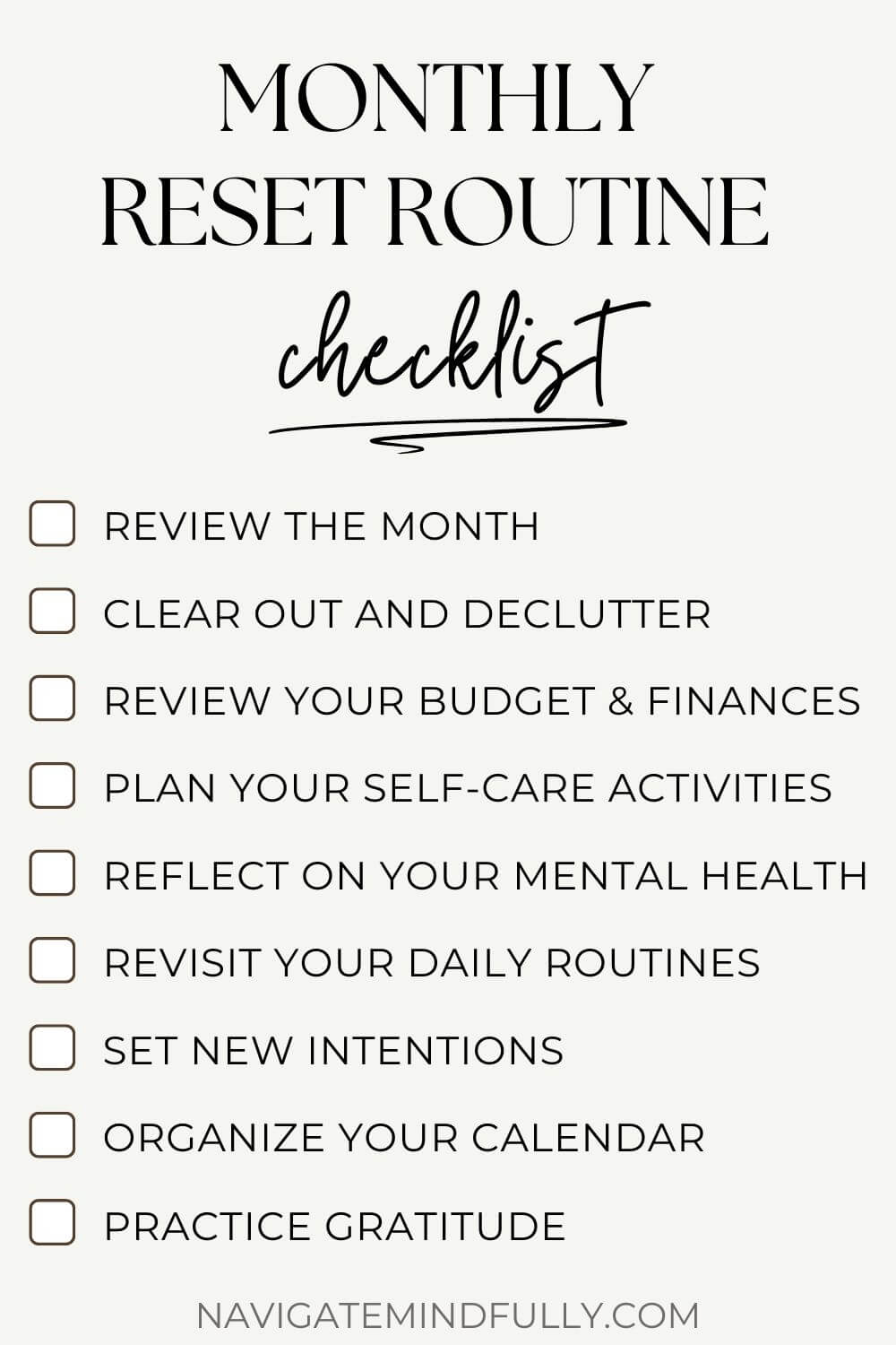 How to Create the Perfect Monthly Reset Routine (+Checklist!) How to Create the Perfect Monthly Reset Routine (+Checklist!)