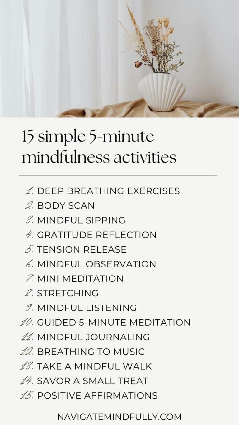 15 Easy 5-Minute Mindfulness Tips to Calm Your Mind